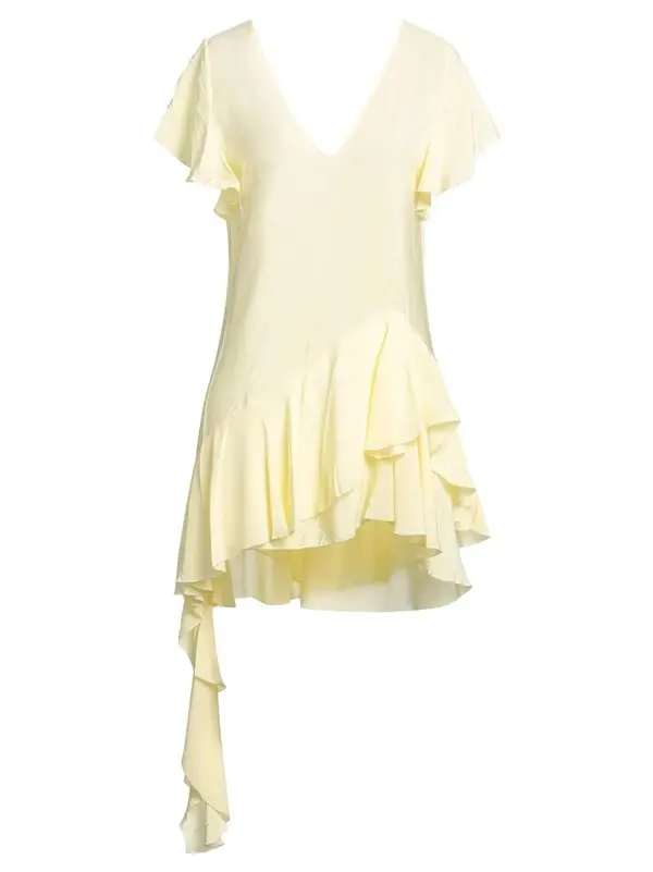 Marni Short Sleeves Flared Dress - White