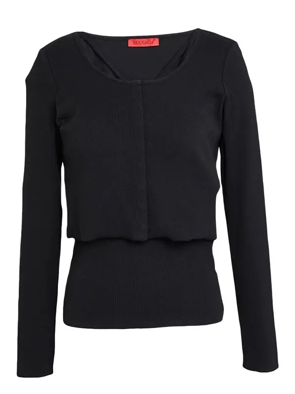 MAXCO. Cardigans - Black