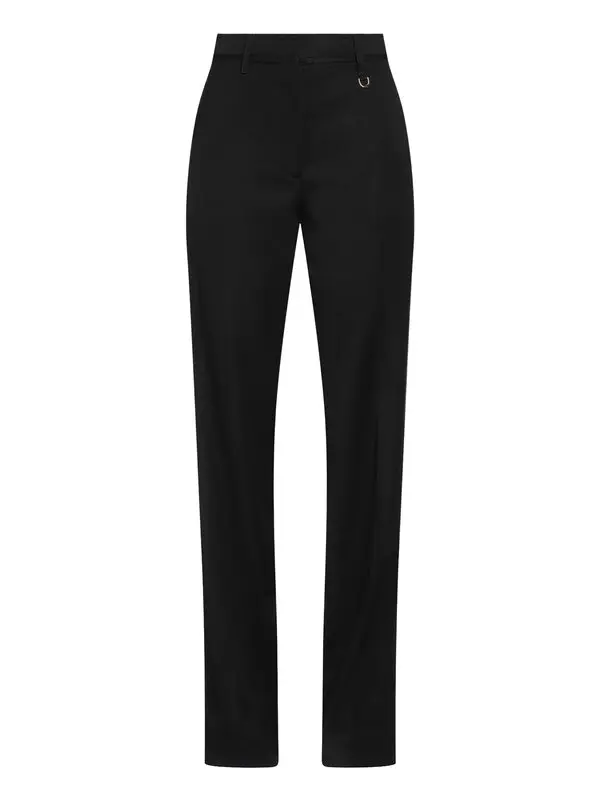 Jacquemus High-waisted Tailored Pants - Black