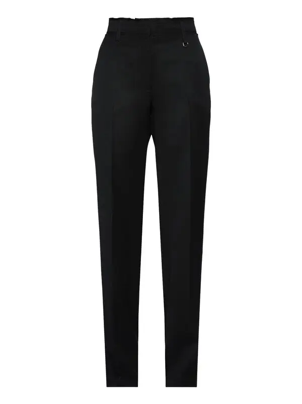 Jacquemus High-waisted Straight-leg Trousers - Black