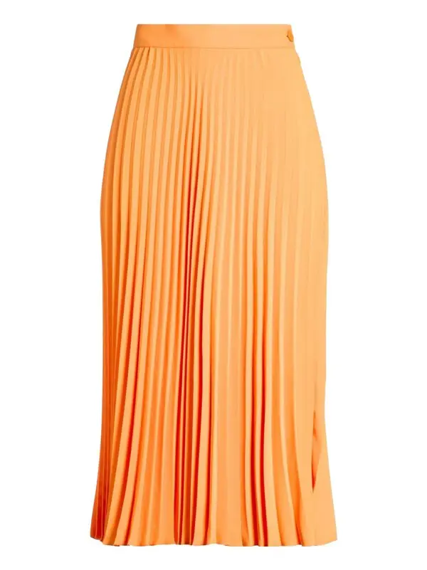 MAISON MARGIELA Crepe Midi Skirt - Orange
