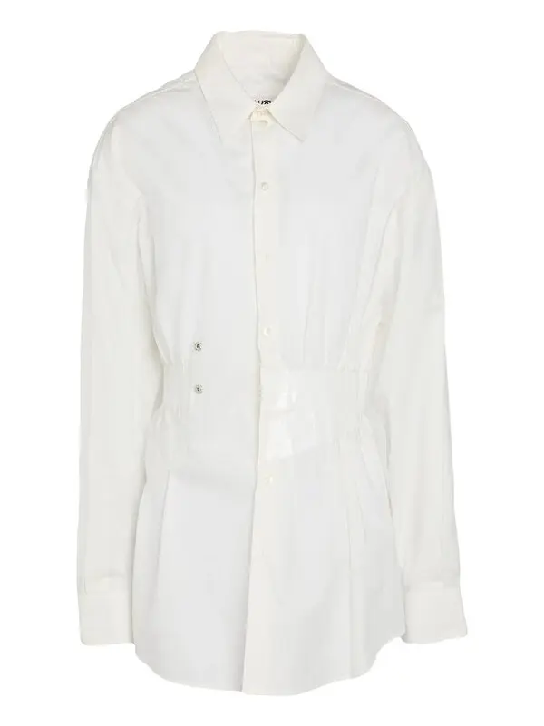 MAISON MARGIELA Solid Printed Shirt - White