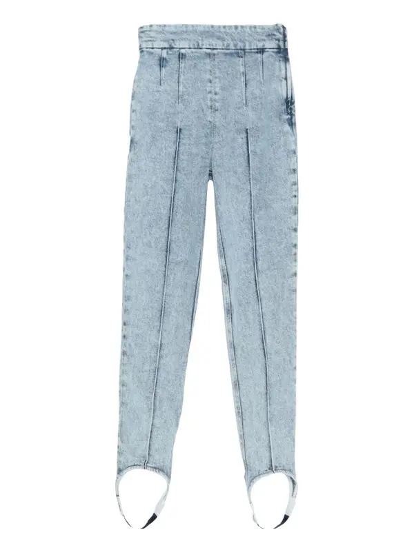 Isabel Marant Étoile Slim Fit Stirrup Jeans - Blue