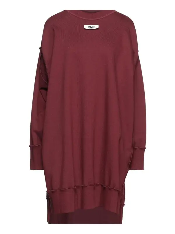 MAISON MARGIELA Long-sleeve T-shirt Dress - Red
