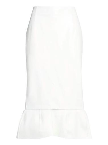 Marni A-line Leather Skirt - White