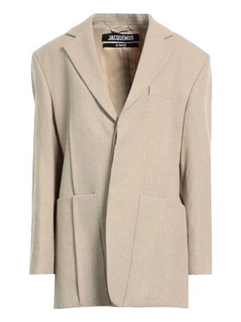 Jacquemus Tweed Blazer - Nude