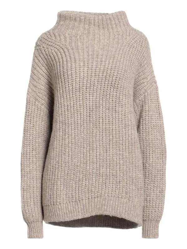 Isabel Marant Étoile Ribbed Turtleneck Pullover - Nude