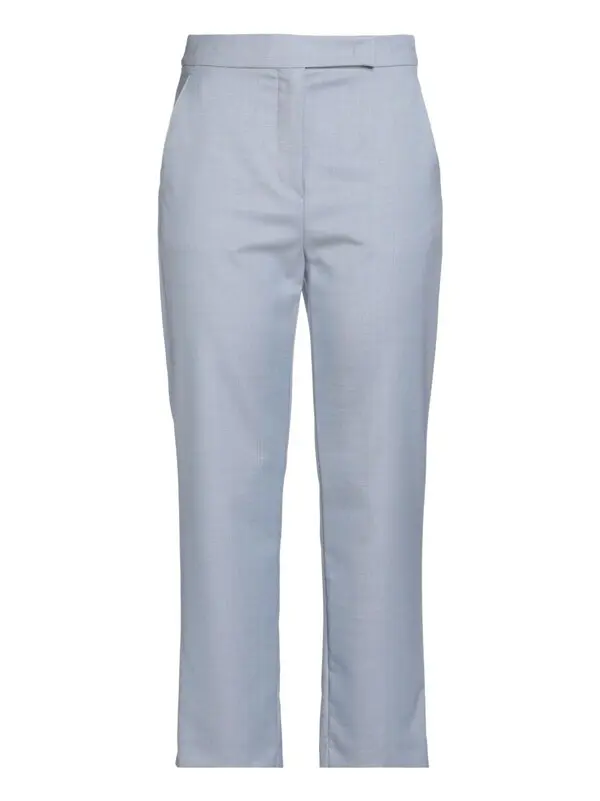 Max Mara Houndstooth Straight-leg Tailored Trousers - Gray
