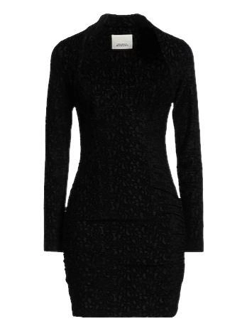 Isabel Marant Étoile Velvet Jersey Sheath Dress - Black