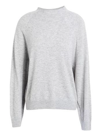 MAXCO. Long-sleeved Mock Neck Knitwear - White