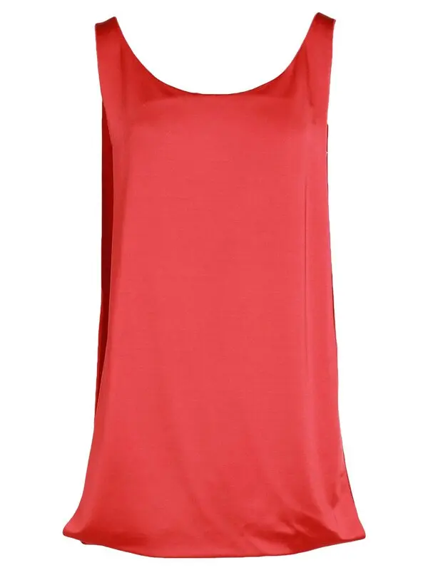 Marni Scoop Neckline Jersey Dress - Red