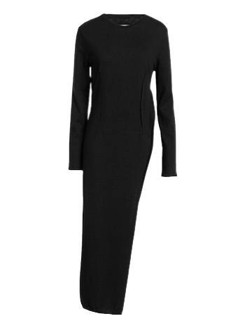 MAISON MARGIELA Long Sleeve Knitted Dress - Black