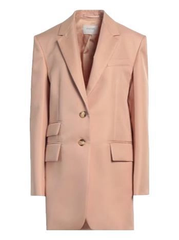 Sportmax Tailored Long Sleeve Blazer - Nude