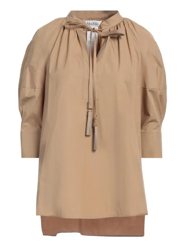 Max Mara Tie-neck Blouse - Nude
