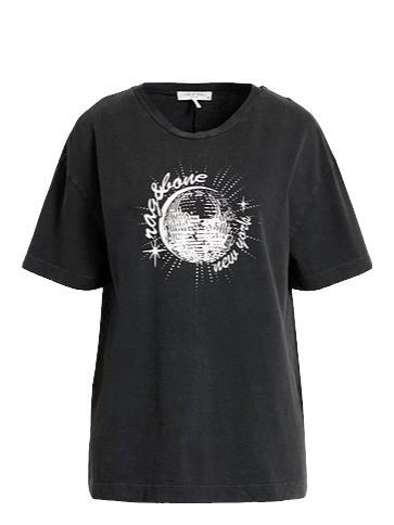 Rag & Bone Printed Short-sleeved T-shirt - Black
