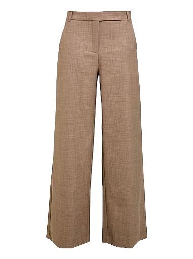 MAXCO. Max&co. High-waisted Wide-leg Canvas Trousers - Brown