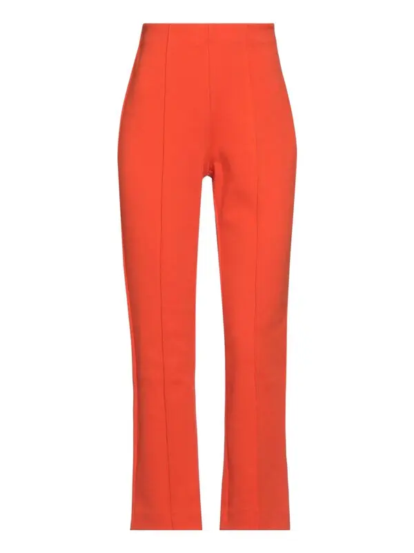 Sportmax Plain Colour Flared Trouser - Red