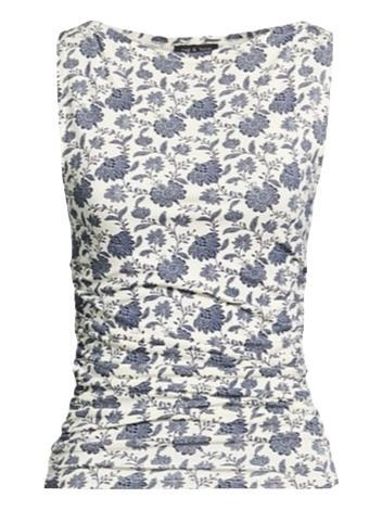 Rag & Bone Printed Sleeveless Top - Gray