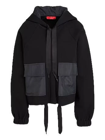 MAXCO. Max&co. Hooded Casual Jacket - Black