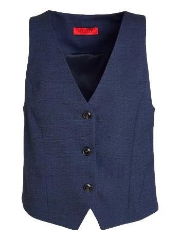 MAXCO. Max&co. Sleeveless Suit Vest - Blue