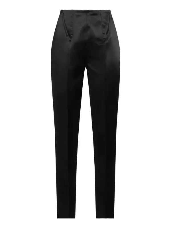 Sportmax Tapered Trousers With Crystal Embellishments - Black