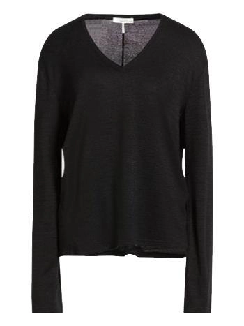 Rag & Bone Knitted Long-sleeve V-neck Pullover - Black