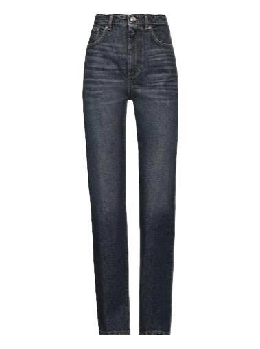 Sportmax Tapered Denim Trousers - Black