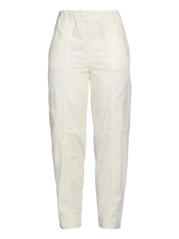GANNI Solid Cargo Pants - White