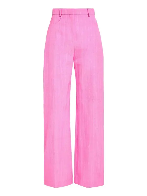 Jacquemus Tailored Wide Leg Trousers - Pink