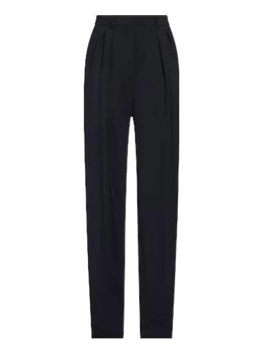 Sportmax High-waisted Loose Straight-leg Pants - Black