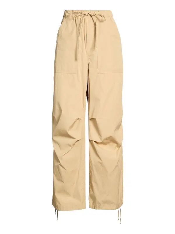 Rag & Bone Wide-leg Poplin Trousers - Nude