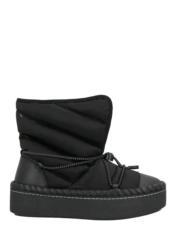Tory Burch Quilted Leather Boots - Black