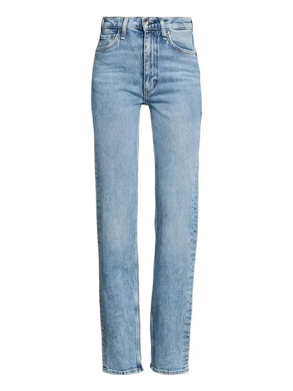 Rag & Bone Straight Leg Jeans - Blue