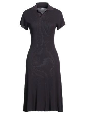 Burberry Short-sleeved Polo Dress - Black