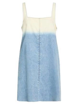 Rag & Bone Sleeveless Tie-dye Denim Dress - Blue