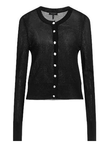 Rag & Bone A Lightweight Knitted Cardigan - Black