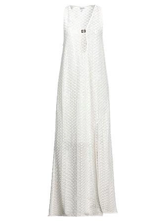 GANNI Knitted Maxi Dress - White