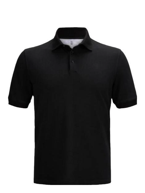Brunello Cucinelli Short-sleeve Polo Shirt - Black
