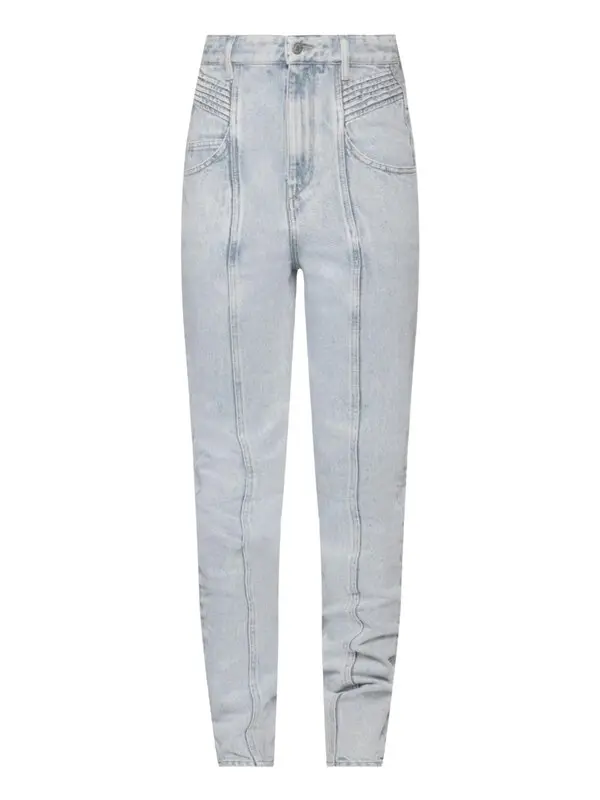 Isabel Marant Étoile Light Wash Straight-leg Jeans - Blue