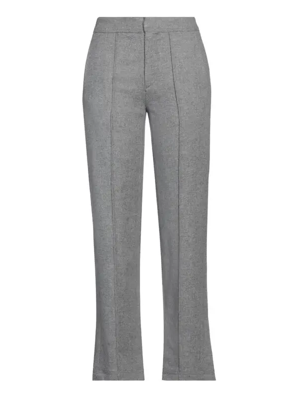 Rag & Bone Flannel Straight-leg Trousers - Gray