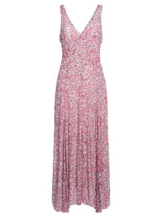 Isabel Marant Étoile Sleeveless V-neck Printed Maxi Dress - Pink