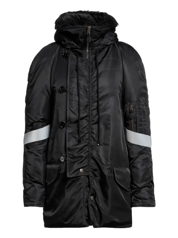 MAISON MARGIELA Fleece Parka - Black