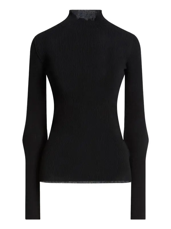 MAISON MARGIELA Appliqué Knit Sweater - Black