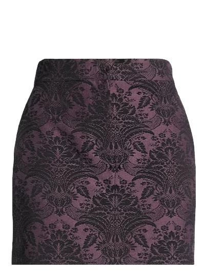 Max Mara Two-tone Jacquard Mini Skirt - Black