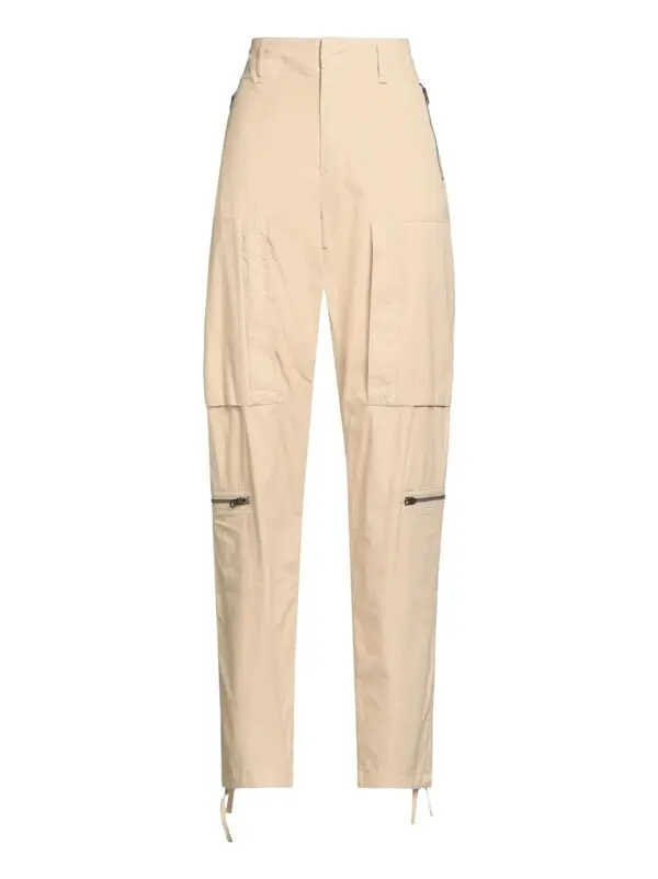 Rag & Bone Cargo Pants With Drawstring Hem - Nude