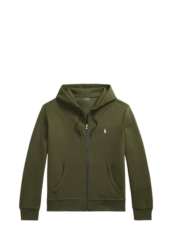 Polo Ralph Lauren Embroidered Zip-up Hoodie - Green
