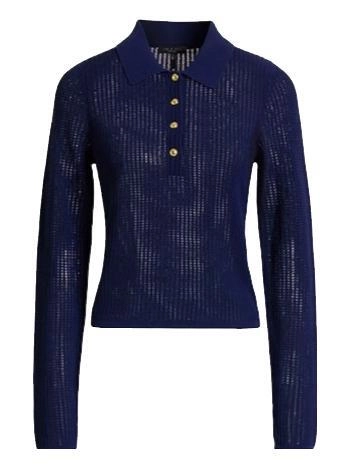 Rag & Bone Lightweight Knit Polo Sweater - Black
