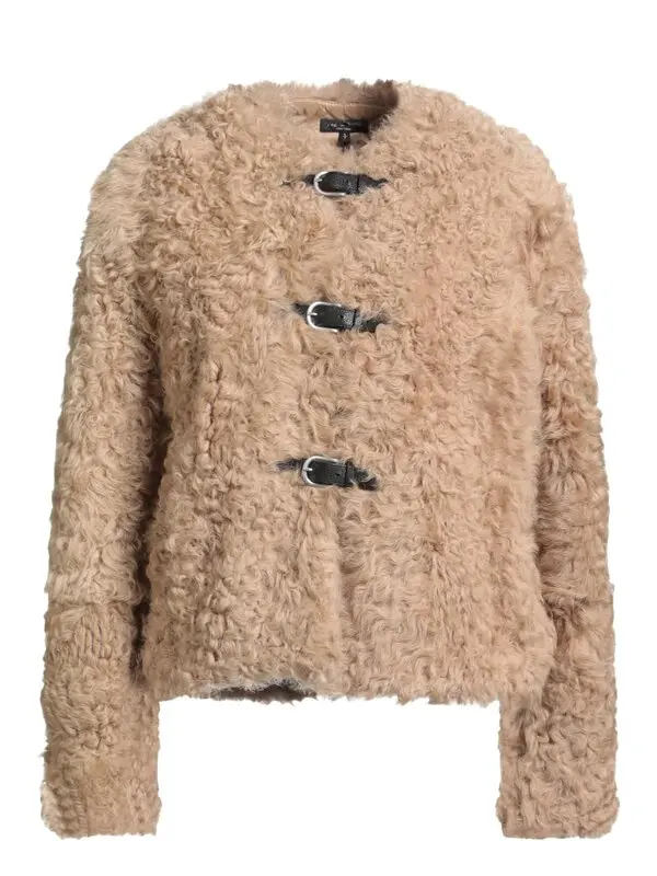 Rag & Bone Shearling Jacket - Nude