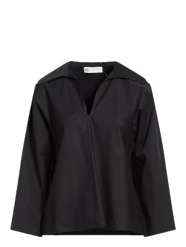 Tory Burch V-neck Long Sleeve Shirt - Black