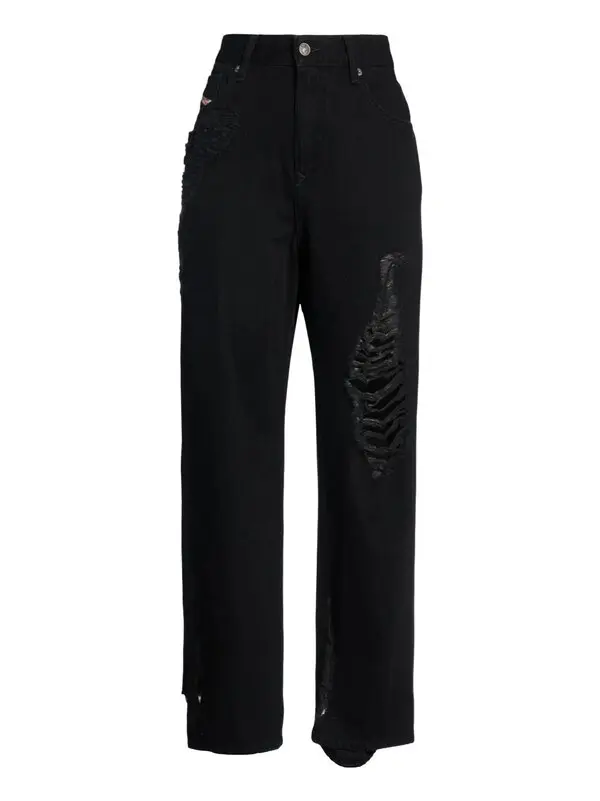 DIESEL® Straight-leg Jeans - Black